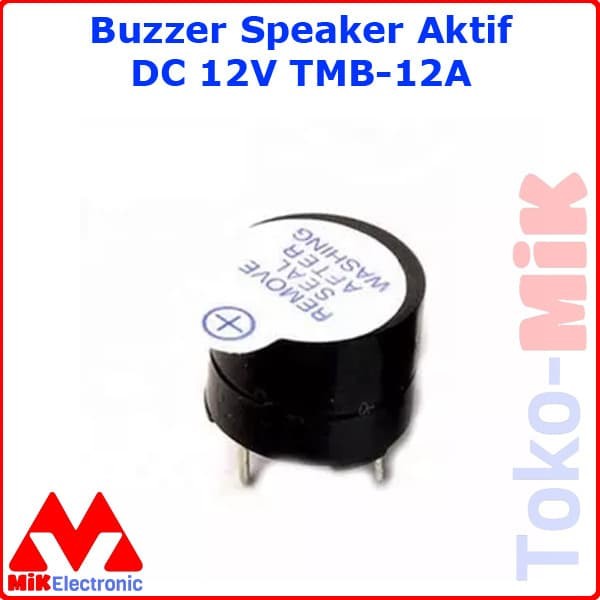 Jual BUZZER SPEAKER AKTIF ACTIVE 12V LOW POWER TMB 12A 05 | Shopee ...