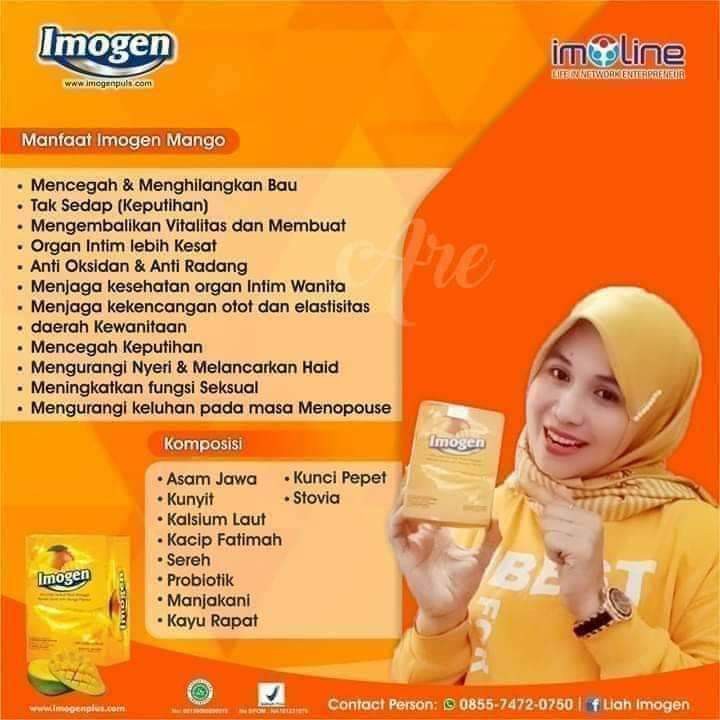 Jual Imogen Mango/Mangga(1 box isi 15 saset) | Shopee Indonesia