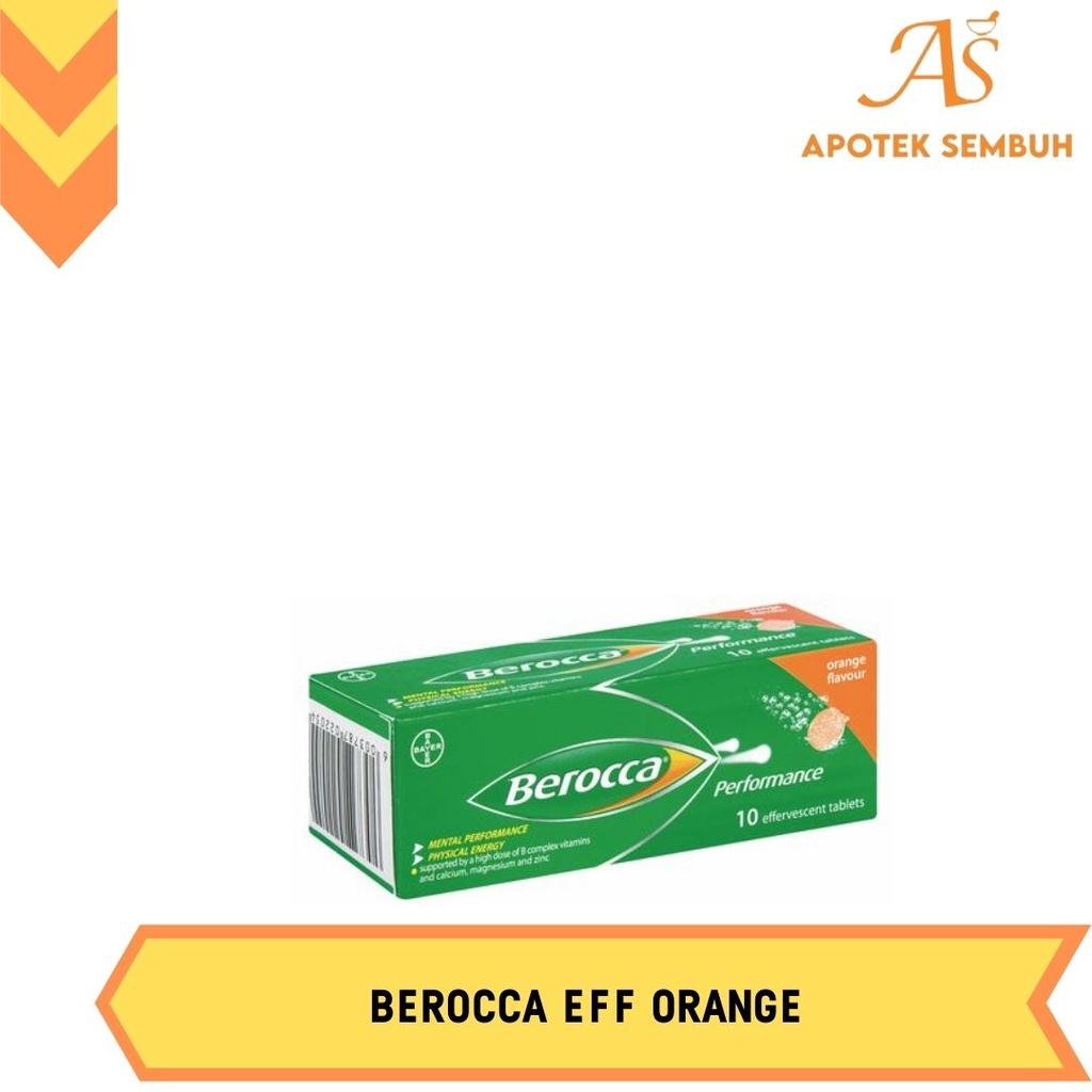 Jual BEROCCA EFF ORANGE EFFERVESCENT VITAMIN & SUPLEMEN | Shopee Indonesia