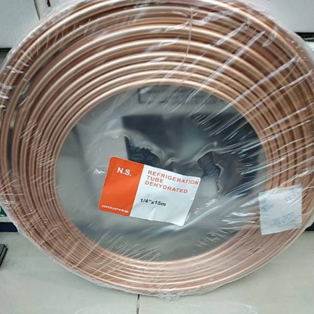 Jual Pipa tembaga 1/4 inch AC 15mter refrigerant | Shopee Indonesia