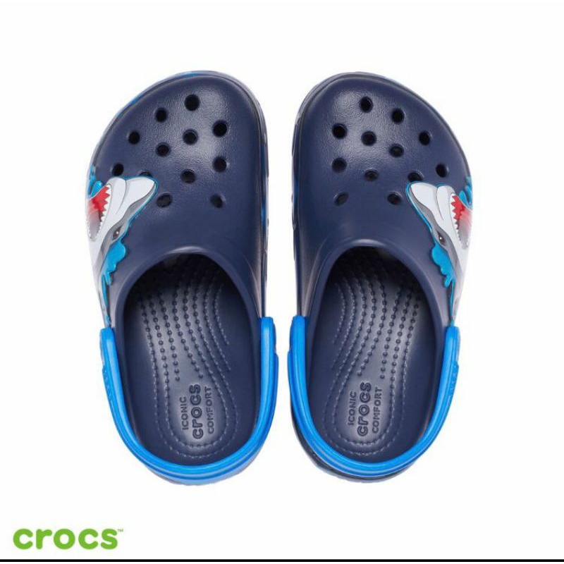 Jual CROCS SANDAL ANAK FUN LAB ORIGINAL/CROCS HIU GIGI | Shopee Indonesia