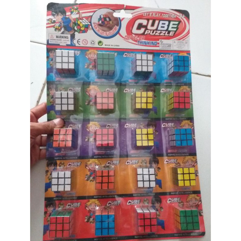 Jual 20PCS MAINAN RUBIK LEMBARAN | Shopee Indonesia