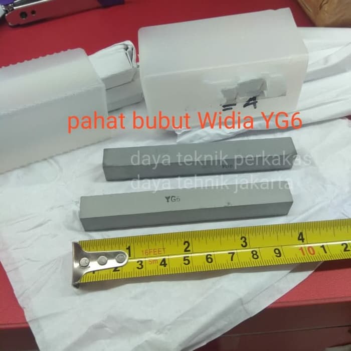 Jual pahat bubut widia 6 x 100 yg6 - pisau widia - mata pahat widia YG6 ...