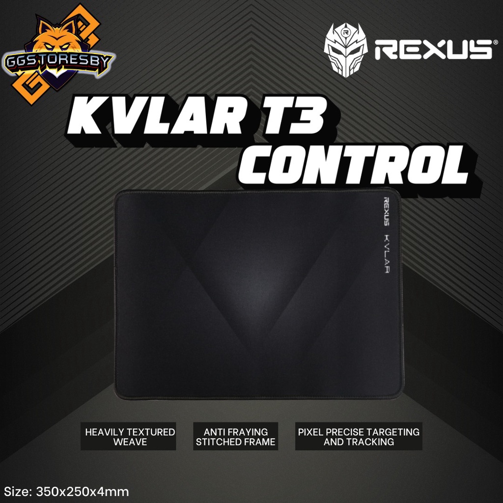 Jual REXUS KVLAR T3 CONTROL Gaming Mousepad | Shopee Indonesia
