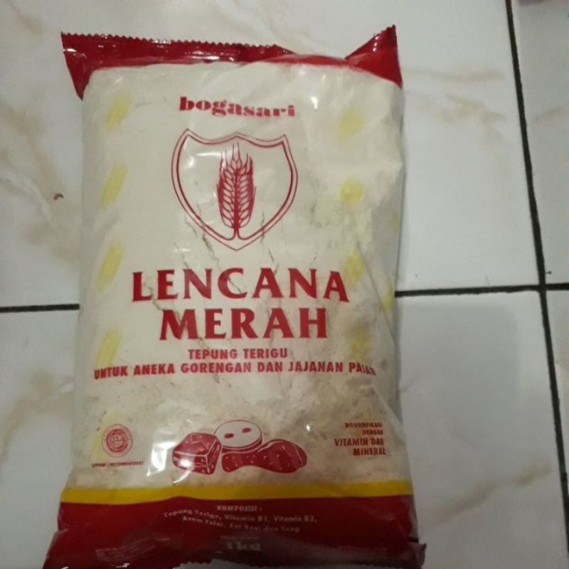 Jual lencana merah 1kg tepung | Shopee Indonesia