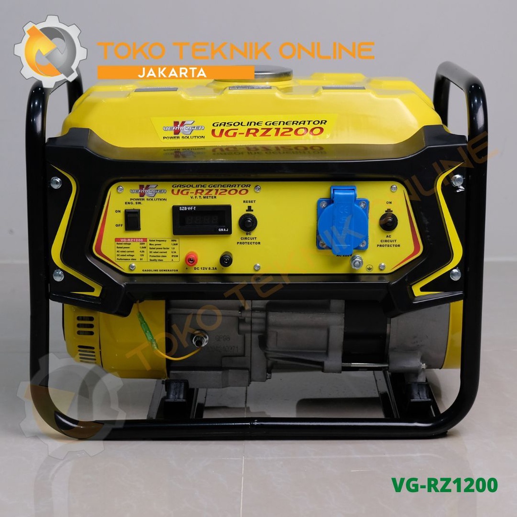 Jual Gasoline Generator RZ Series / Genset 1200 Watt – 220V – Vermogen | Shopee Indonesia