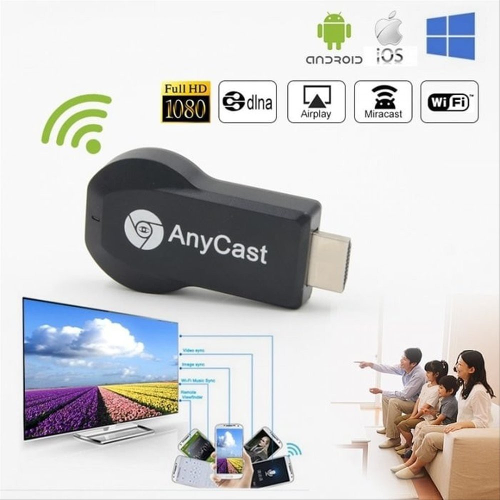 Jual HDMI Dongle Anycast Wifi Display TV Wireless Receiver | Shopee Indonesia