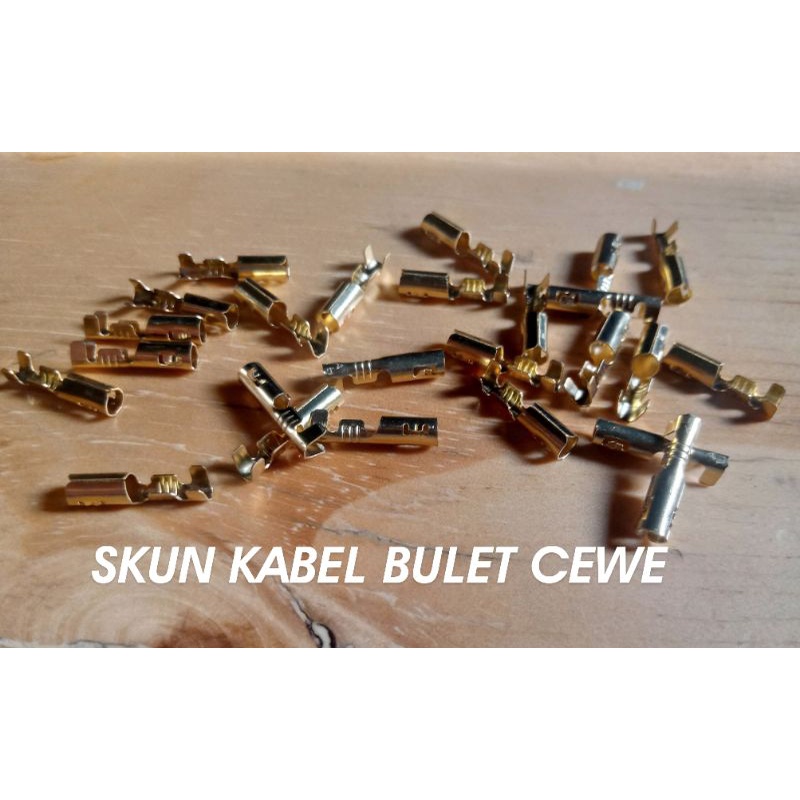 Jual skun kabel bulet cewe ( 10 pcs ) | Shopee Indonesia