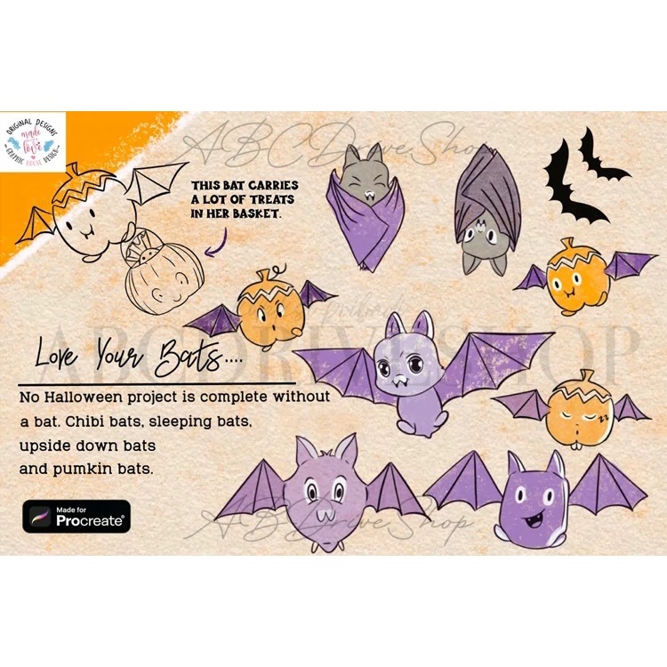 Jual Procreate Brush Halloween Procreate Stamp Brushes Shopee Indonesia