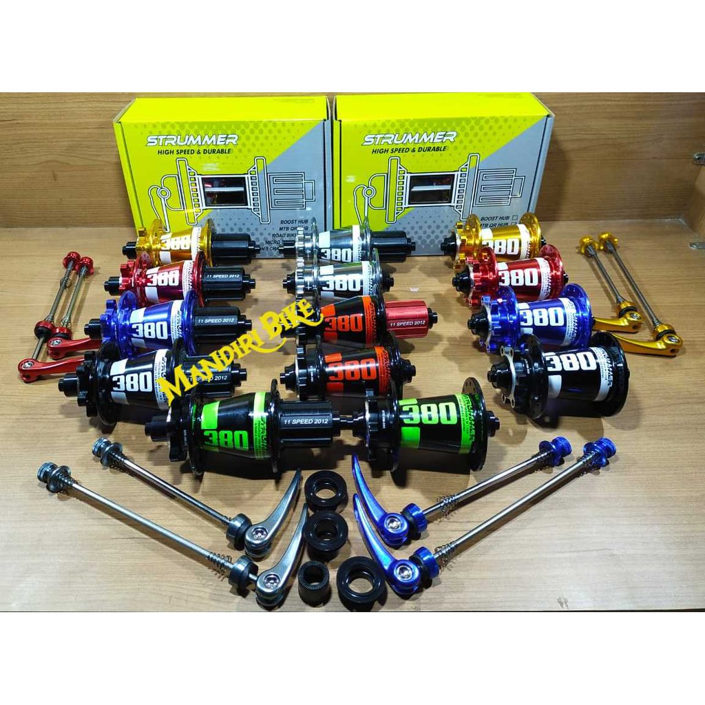 Jual hubfreehubSTRUMMER HM380 / MT380 4 IN 1 QR TA15X100 & TA142X12 32H ...