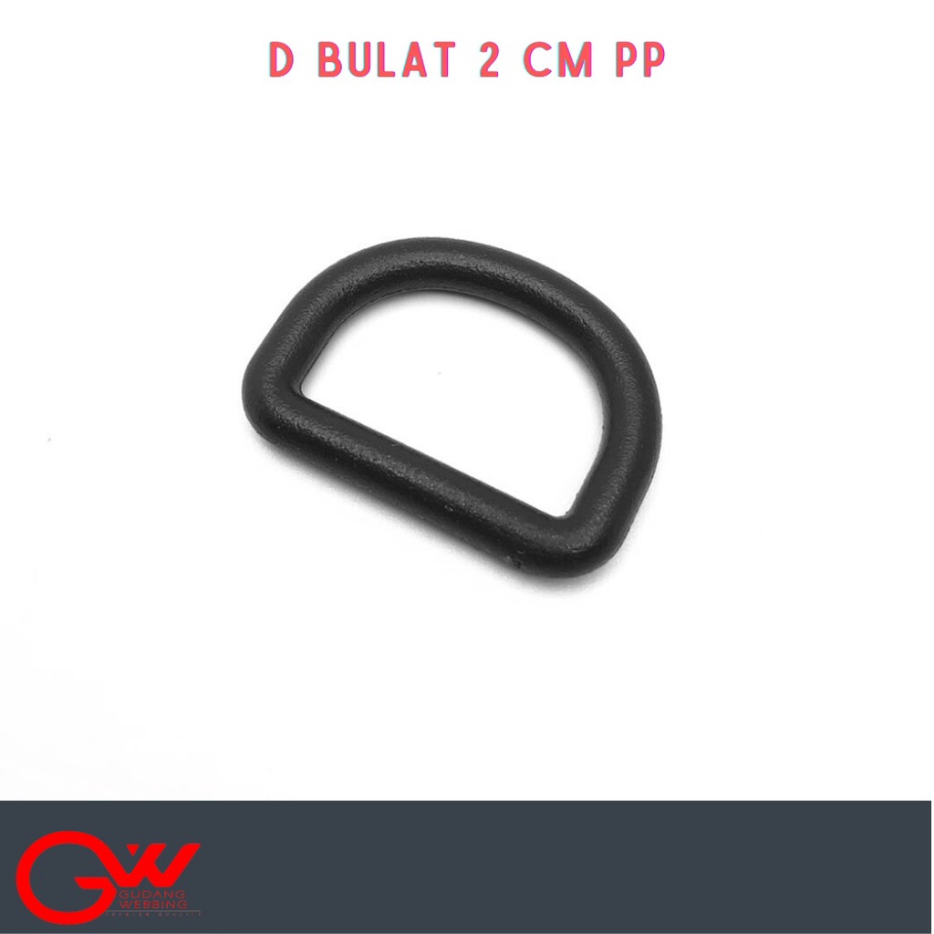 Jual RING D PLASTIK / RING D 2 CM / RING D BULAT 2,0 CM PP | Shopee ...