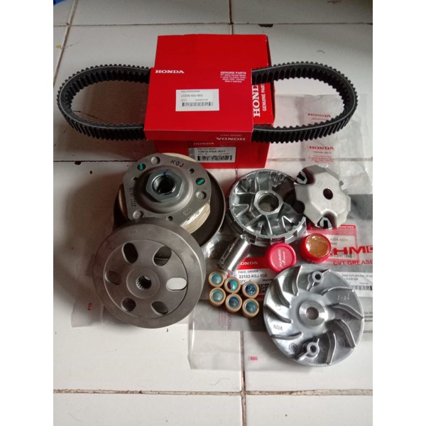 Jual FULL SET PAKET CVT GENIO/BEAT LED DELUXE/SCOOPY 2020-2022/KOJ HGP ...