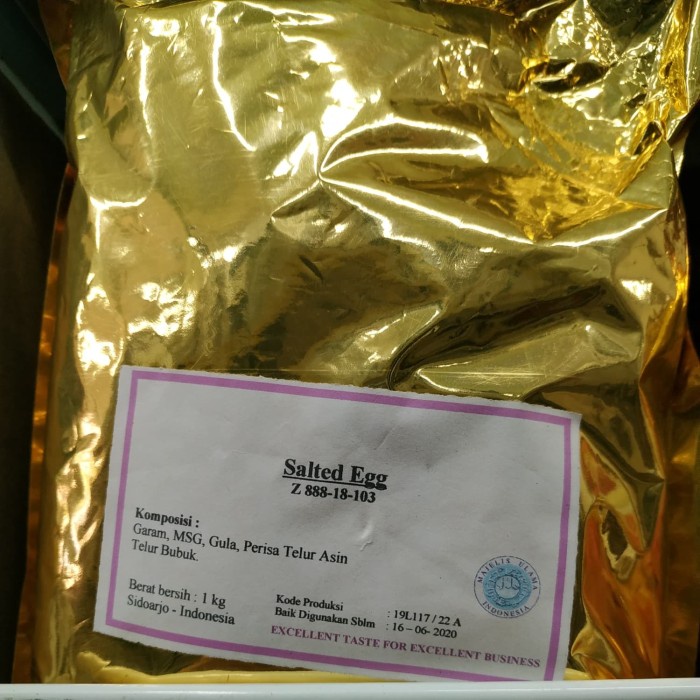 Jual Marhies- Bumbu Telur Asin Bubuk / Salted Egg Powder Halal Kemasan ...