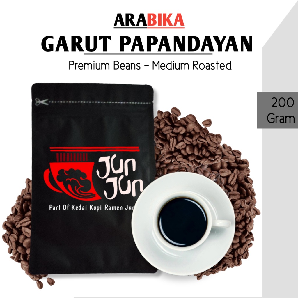 Jual Kopi Arabika Garut Papandayan Premium Beans 200 Gram. Biji Kopi ...