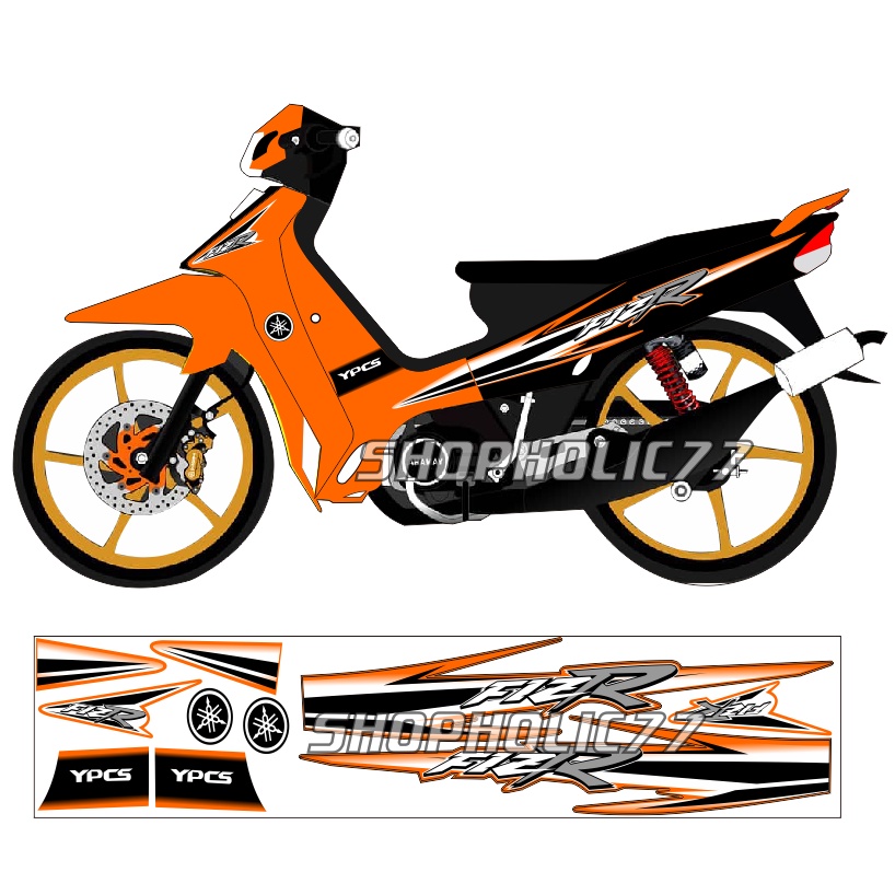 Jual Striping f1zr fizr fiz r Variasi All Colour Tahan Vernis Laminasi ...