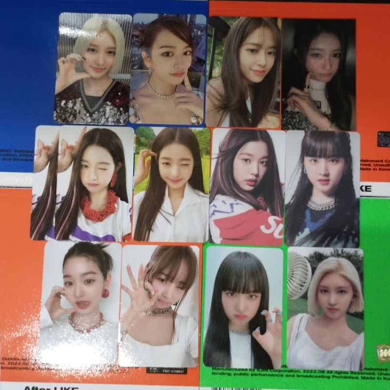 Jual Photocard Pc Ive After Like Lucky draw Ld soundwave sw Massage Card Gaeul Wonyoung Rei ...
