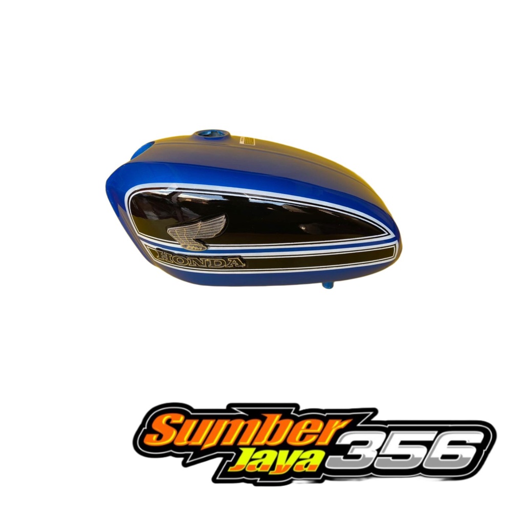 Jual Tangki Tengki CB 100 / GELATIK Warna Biru 15 | Shopee Indonesia