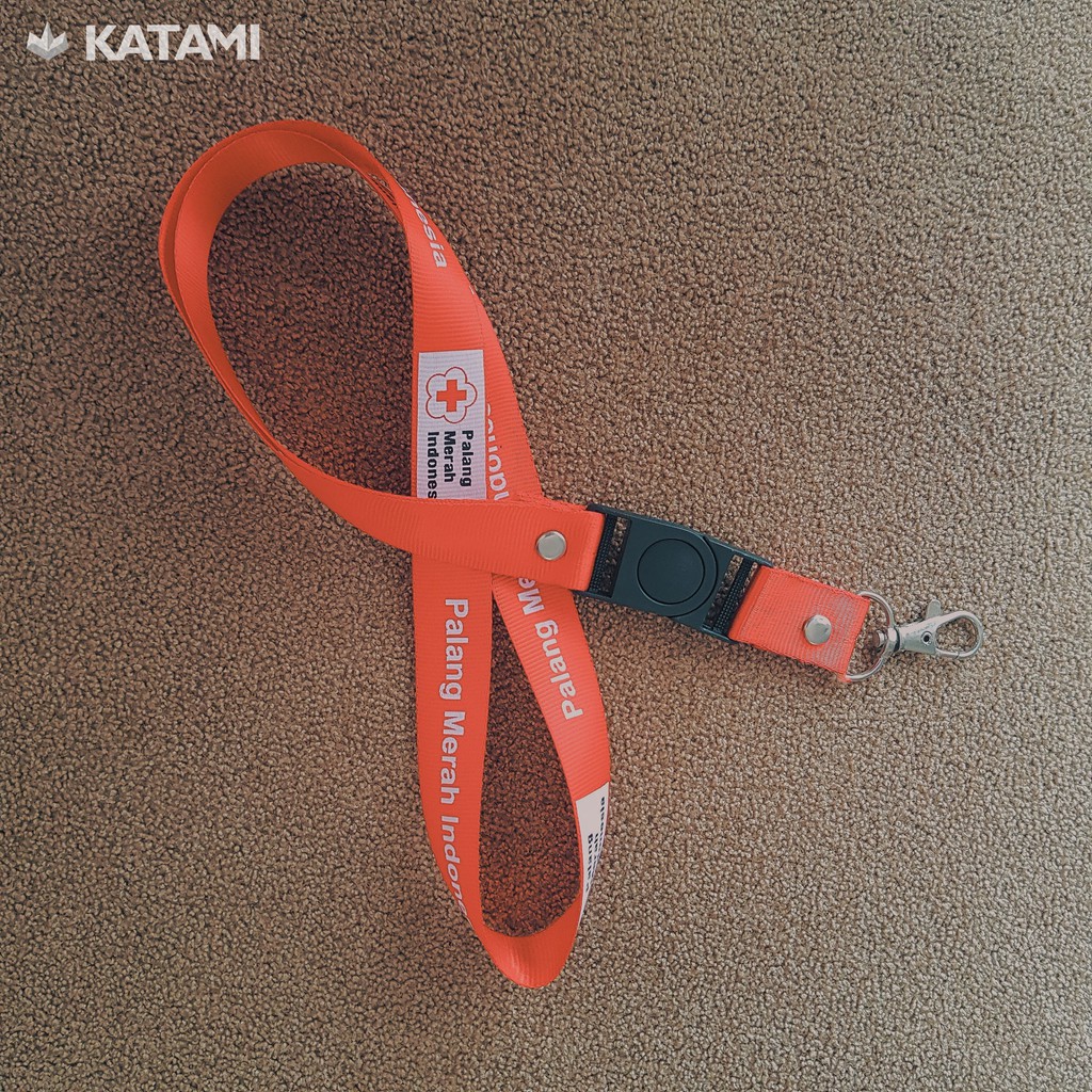 Jual Gantungan Id Card/Tali Id Card Lanyard PMR PMI | Shopee Indonesia
