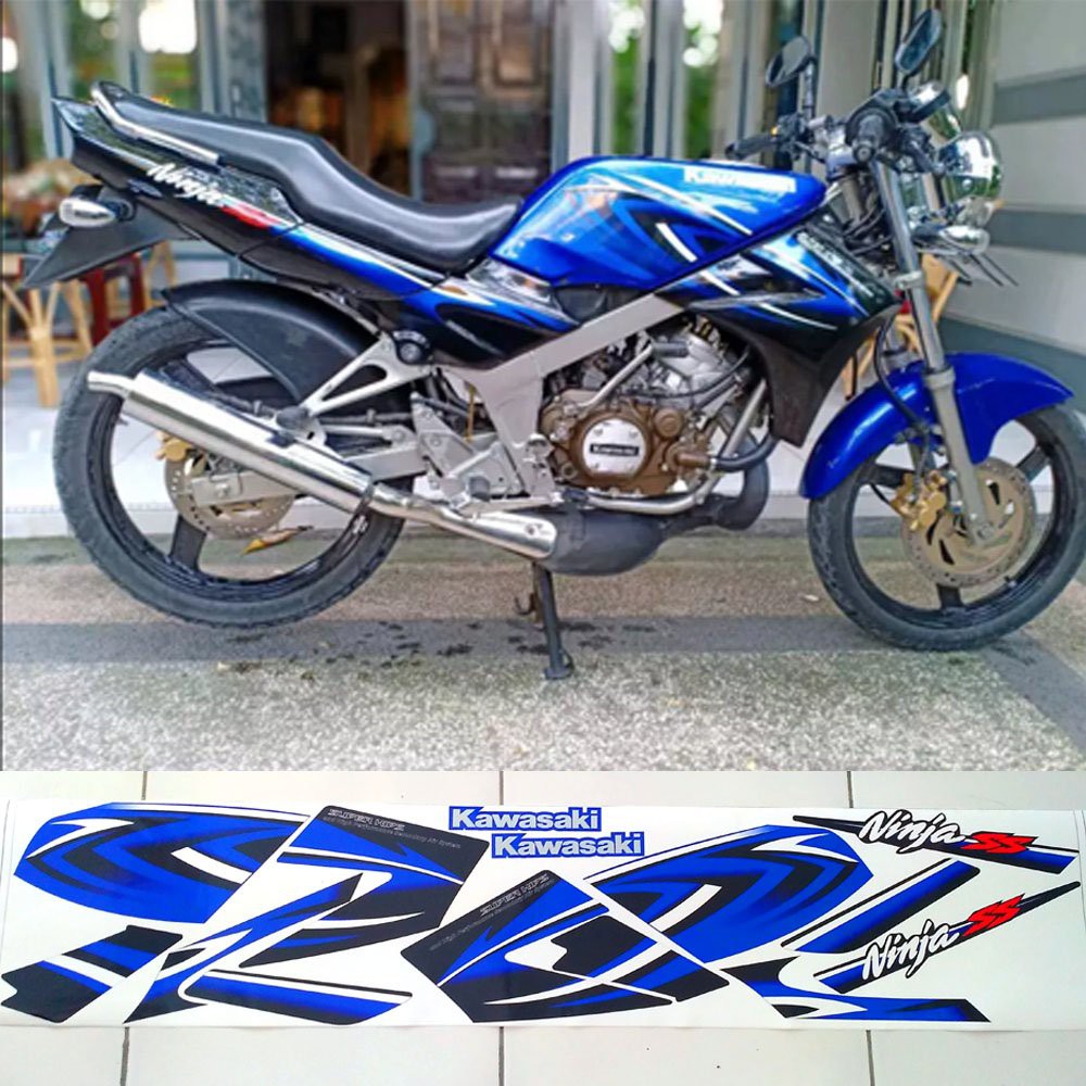 Jual Striping Ninja Ss Biru 2011 Tahan Vernis Cuting Glosy | Shopee ...