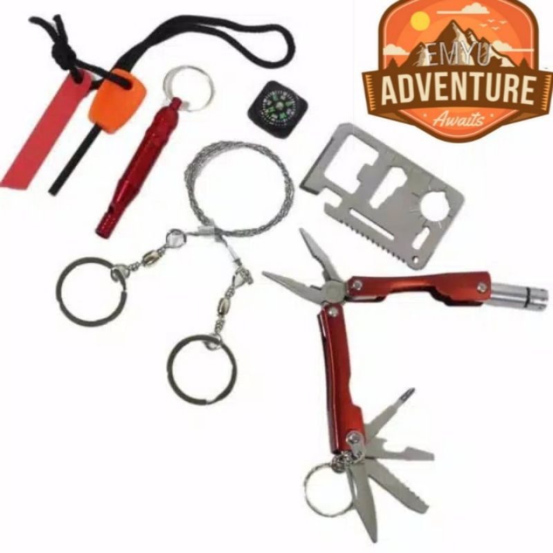 Jual Paket Lengkap Survival kit SOS | Shopee Indonesia