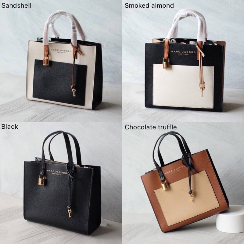 Jual TAS BRANDED WANITA ORIGINAL - Marc Jacobs grind small tote bag ...