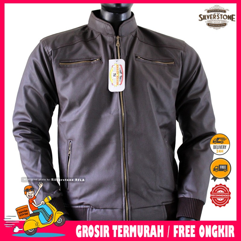 Jual Jaket Kulit Pria Motor Touring Sport Changcuters / Jaket Band ...