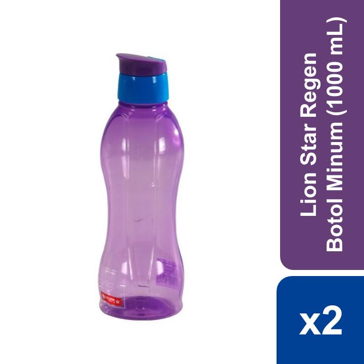 Jual Lion Star Botol Minum Regen Ungu 1000ml x 2 Pcs | Shopee Indonesia