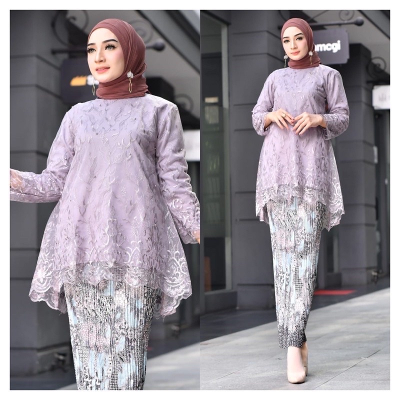 Jual Ai-COD-SET KEBAYA AZKIA- BAJU KEBAYA MODERN - - NASYEF COLLECTION ...