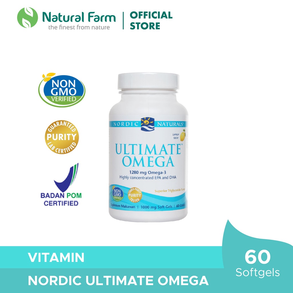 Jual Nordic Ultimate Omega - 60 Softgels | Shopee Indonesia