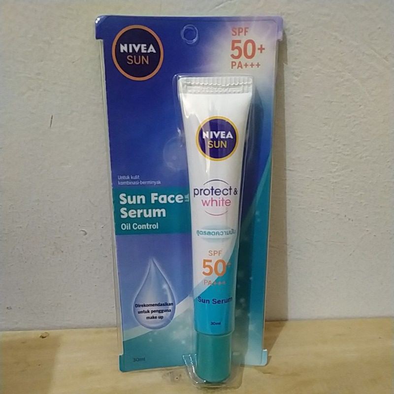 Jual Nivea Sun Face Serum Oil Control spf 50 30ml | Shopee Indonesia