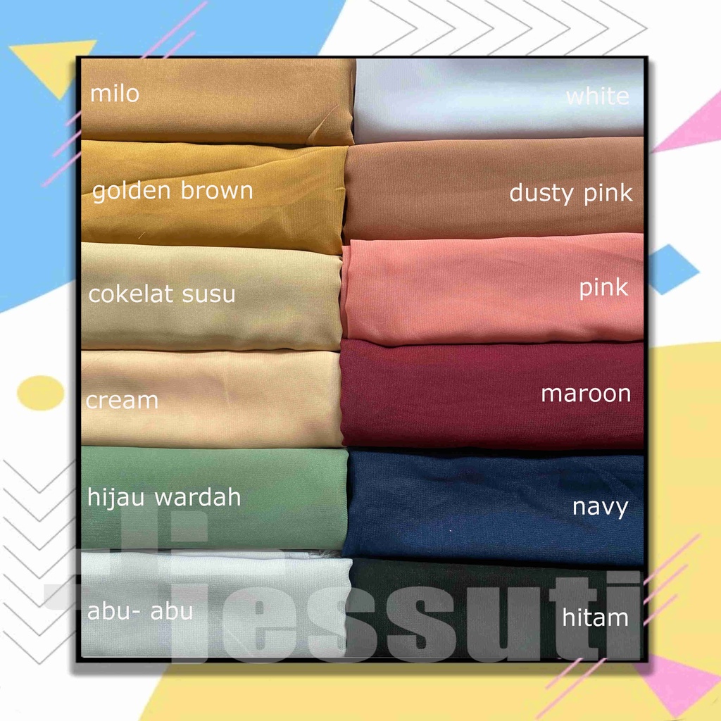 Jual KAIN SIFON / CHIFFON / FINE PREMIUM | Shopee Indonesia