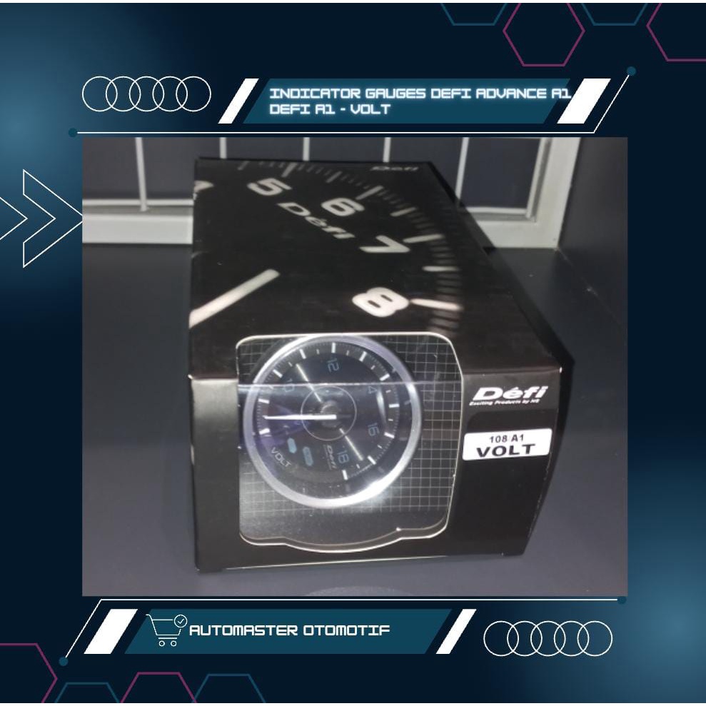 Jual Indikator Defi A1 Gauge (Volt Meter) | Shopee Indonesia