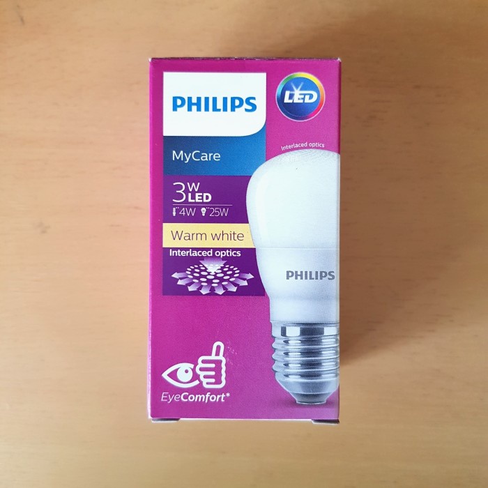 Jual Lampu Philips LED 3 Watt (3W) MyCare Kuning / Warm White | Shopee Indonesia
