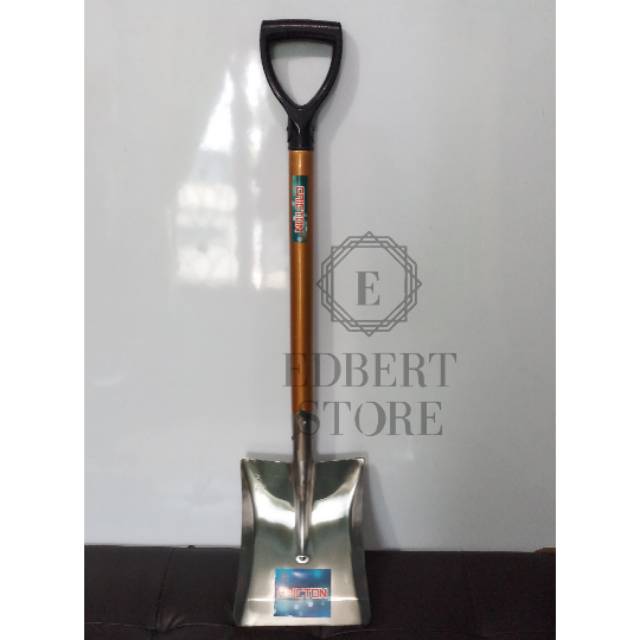 Jual Sekop Rata stainless gagang kayu cricton | Shopee Indonesia