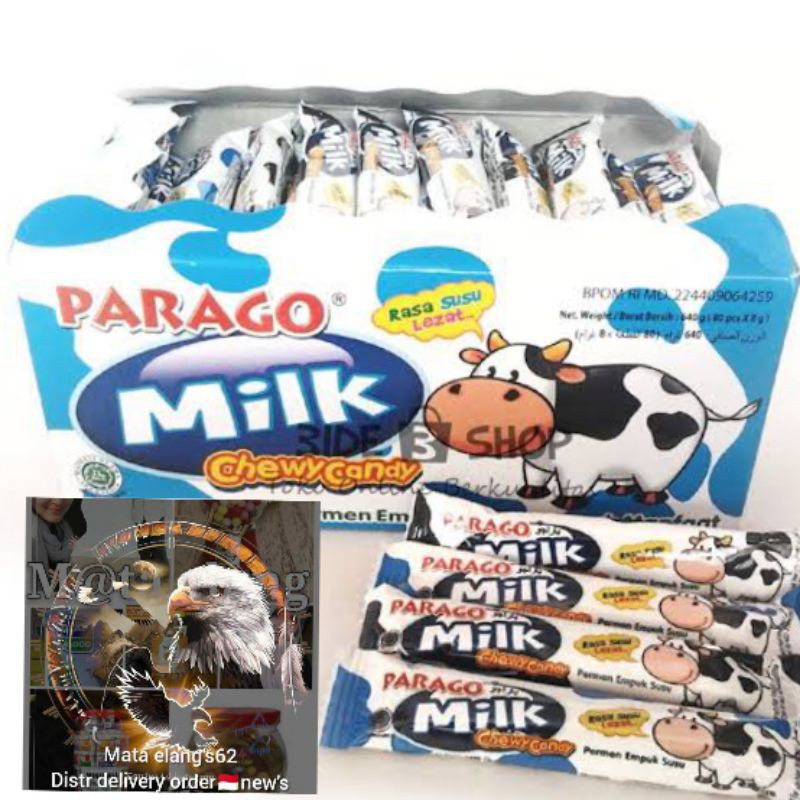 Jual PARAGO CHEWY MILK PAK (80pcs) | Shopee Indonesia