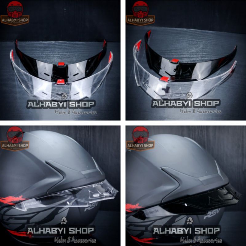 Jual SPOILER HELM RSV FF500 | SPOILER AKRILIK 3MM | Shopee Indonesia
