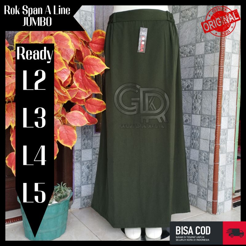 Jual Rok Kantor Panjang Rok Panjang Span Wanita Rok Sepan Rok Span ...