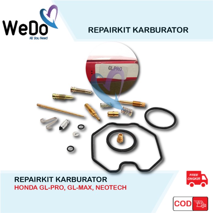 Jual Repairkit Karburator GL Pro Max Honda NeoTech Repair Kit ...