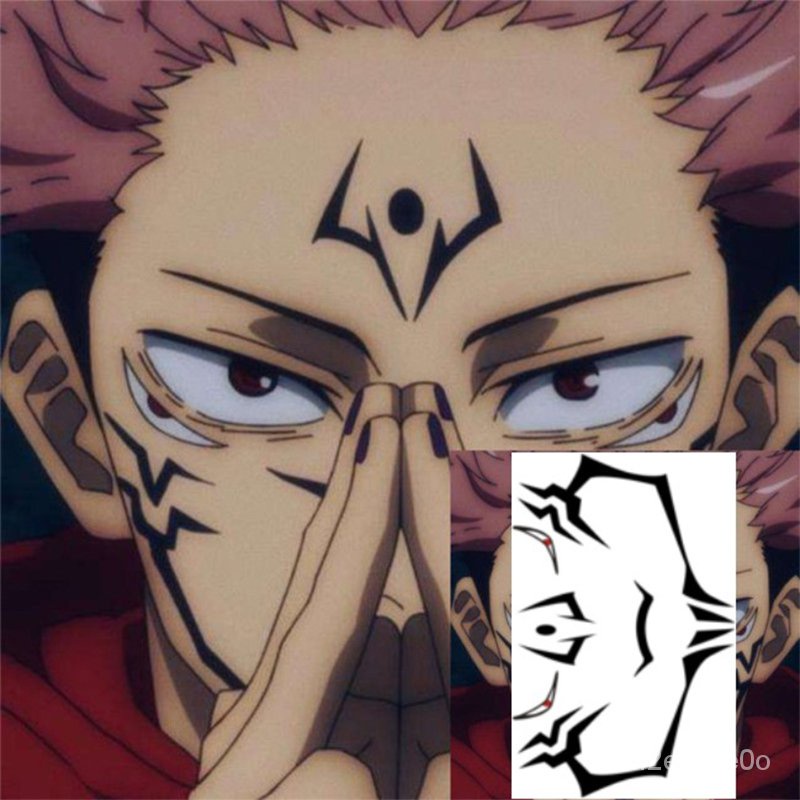 Jual Jujutsu Kaisen Stickers Cosplay Prop Anime Accessories Ryomen ...