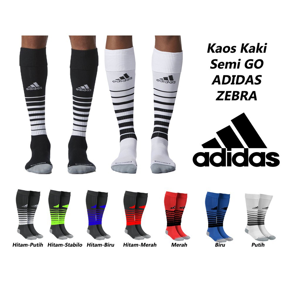 Jual ADIDAS ZEBRA SEMI GRADE TAI kaoskaki bola HEF TA | Shopee Indonesia