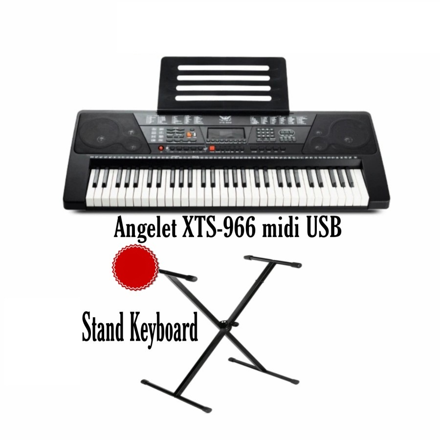 Jual Keyboard ANGELET XTS-966 Dan STAND KAKI - USB - ORIGINAL / ANGELET ...