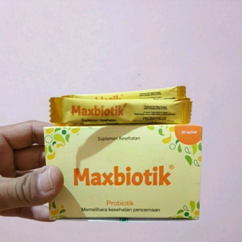 Jual MAXBIOTIK PER 10 SACHET | Shopee Indonesia