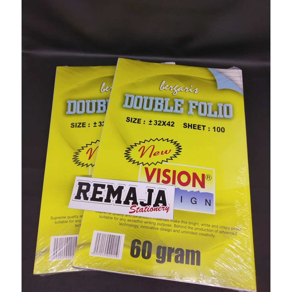Jual Double Folio Garis Vision isi 100 lembar | Shopee Indonesia