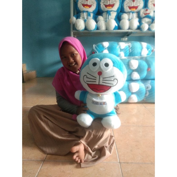 Jual doraemon xl//doraemon lucu//doraemon duduk | Shopee Indonesia