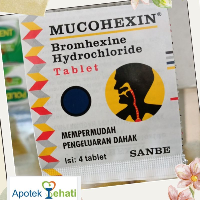 Jual MUCOHEXIN TABLET per STRIP MEMPERMUDAH PENGELUARAN DAHAK | Shopee ...