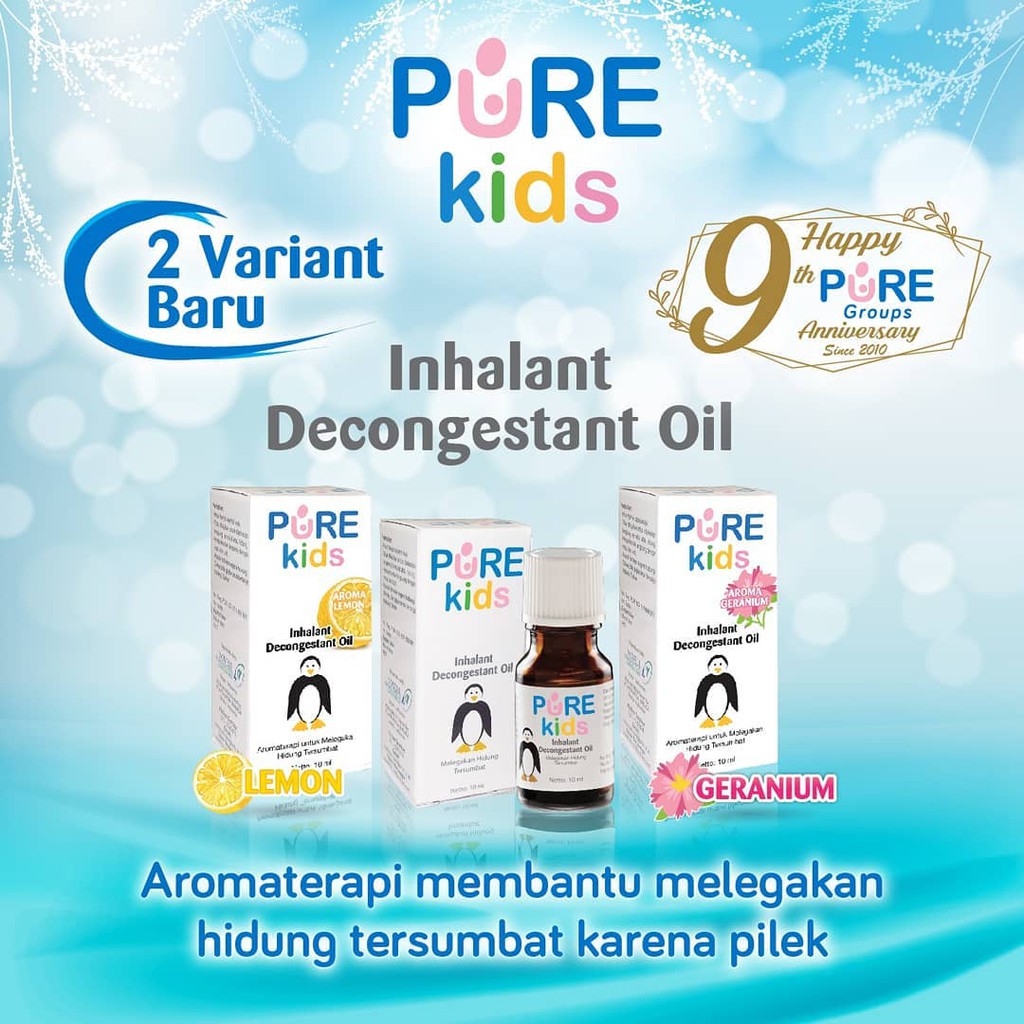 Jual Pure Kids Inhalant Decongestan Oil | Shopee Indonesia