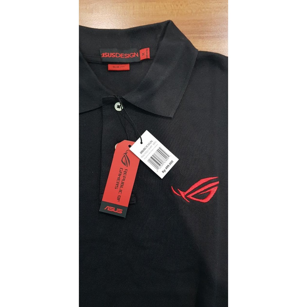Jual BAJU KAOS ASUS ROG ORIGINAL POLO SHIRT | Shopee Indonesia