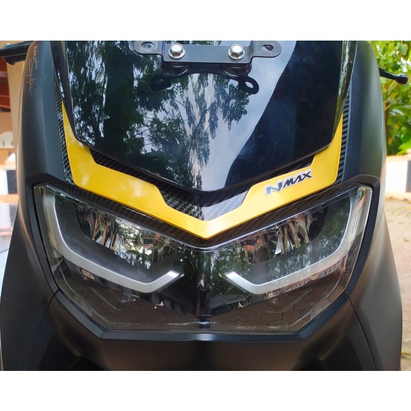 Jual garnish lampu nmax new 2020 / variasi nmax / garnish headlamp nmax ...