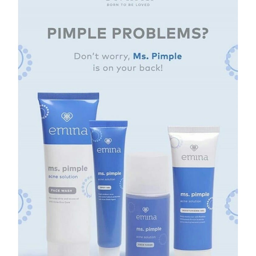 Jual - Gocetar - Emina Ms. Pimple Acne Solution Series | Face Wash ...