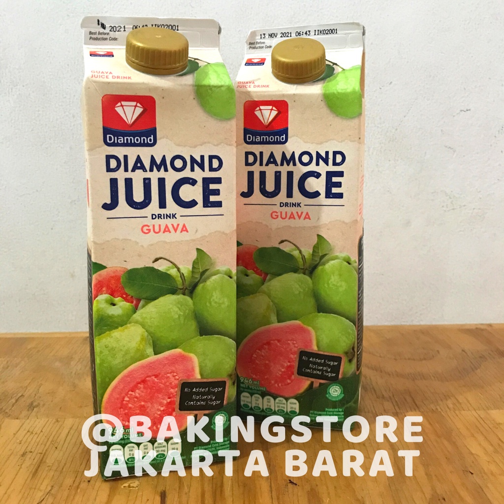 Jual DIAMOND JUICE GUAVA UNSWEET 946 ML - Jus Jambu | Shopee Indonesia